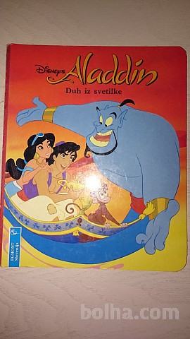 *Nepozabna knjiga Disney ALADDIN - ALADIN Duh iz svetilke - prodam