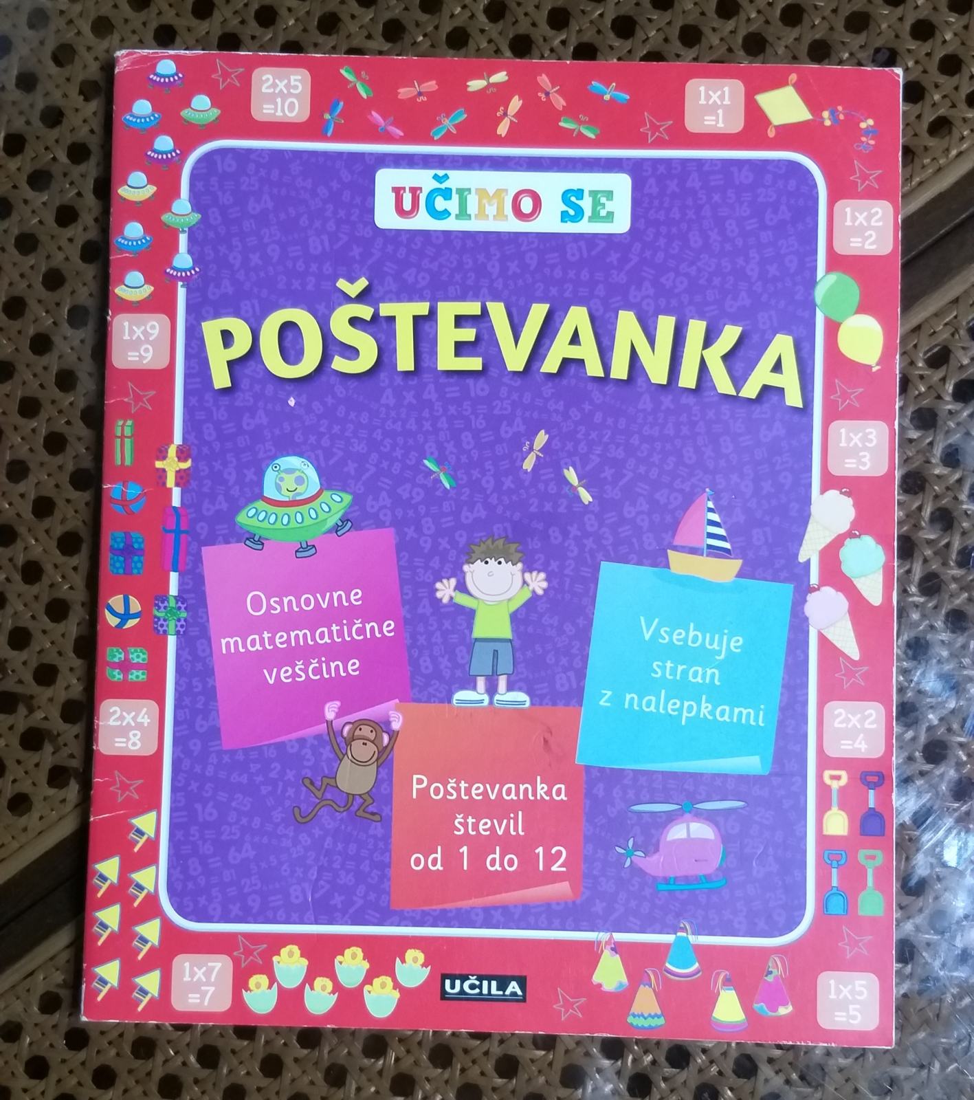 Poštevanka, Učila / Zabavno učenje matematike