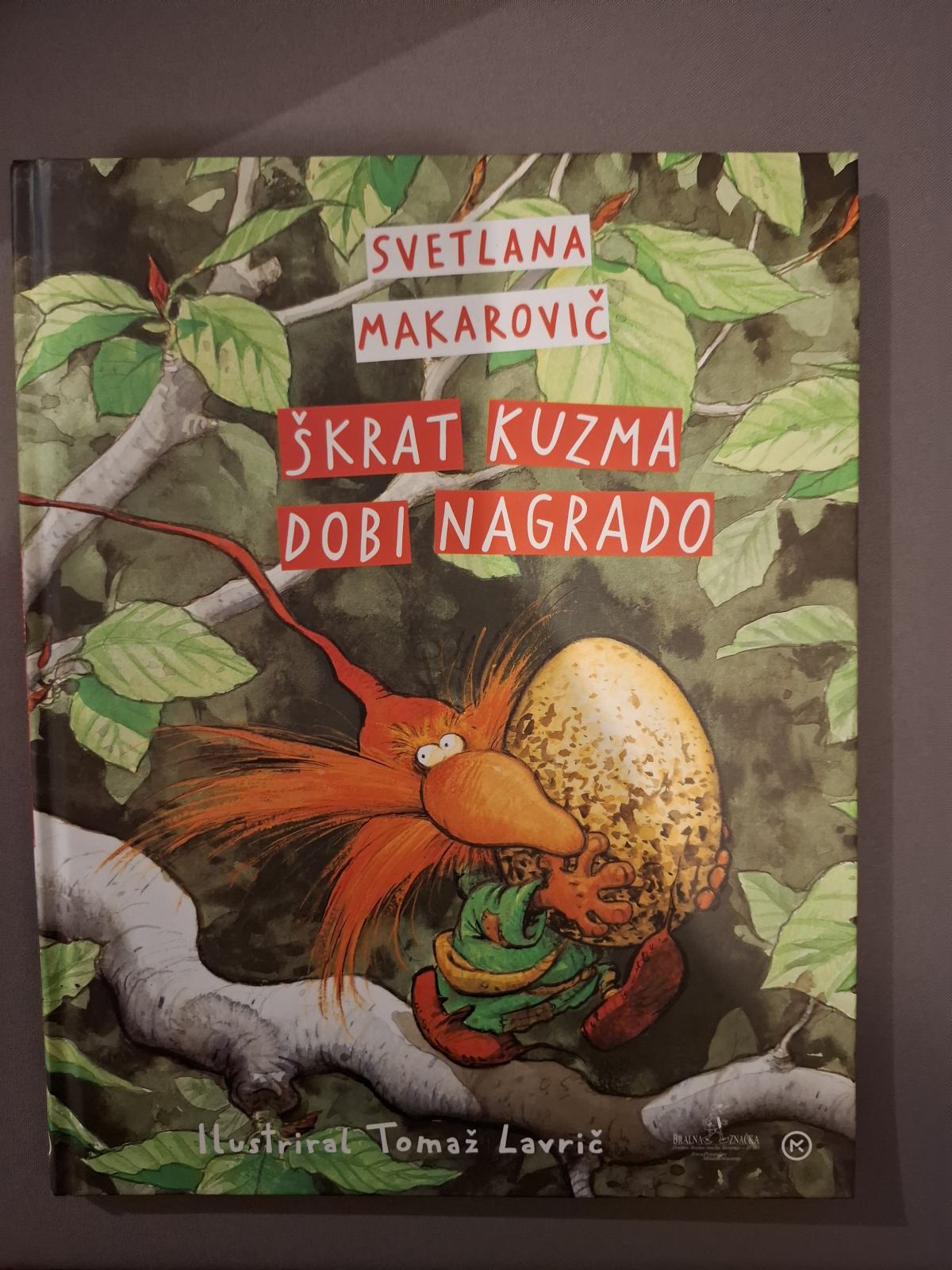 Svetlana Makarovič - Škrat Kuzma dobi nagrado
