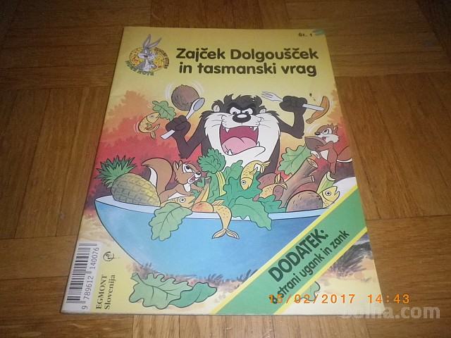 ZAJČEK DOLGOUŠČEK IN TASMANSKI VRAG