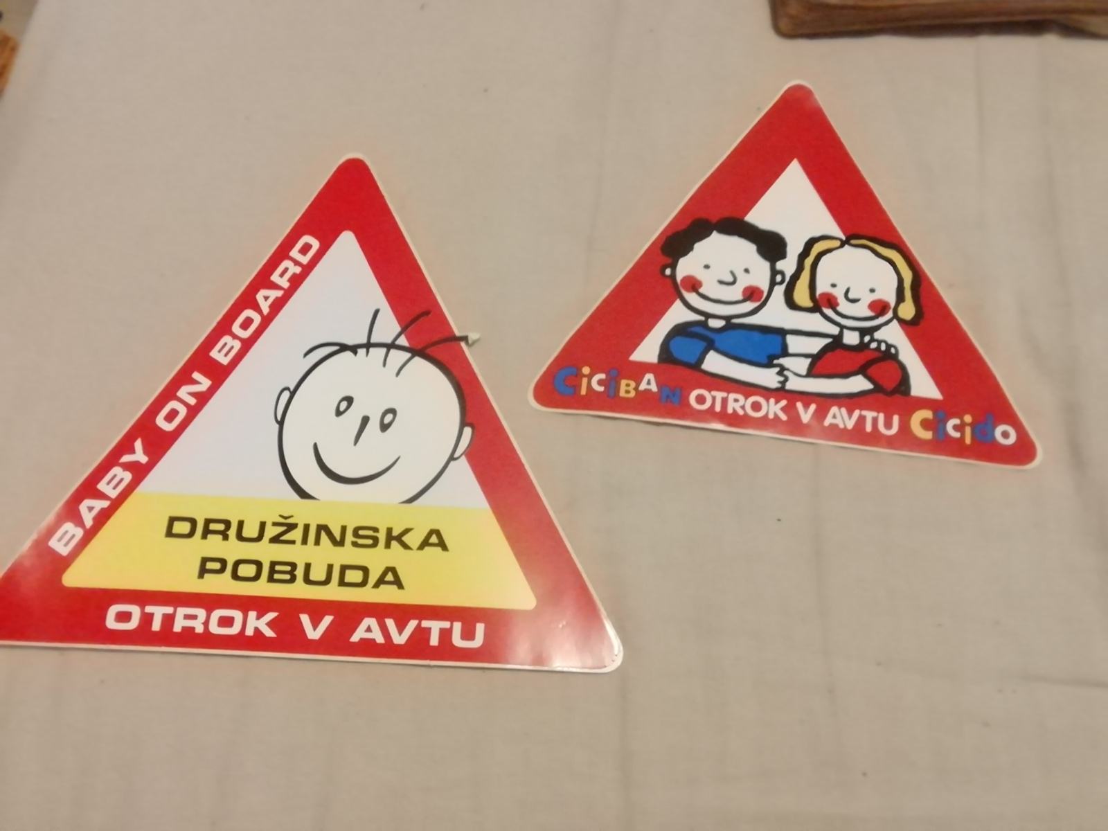 NALEPKA OTROK V AVTU CENA 7 EUR KOM