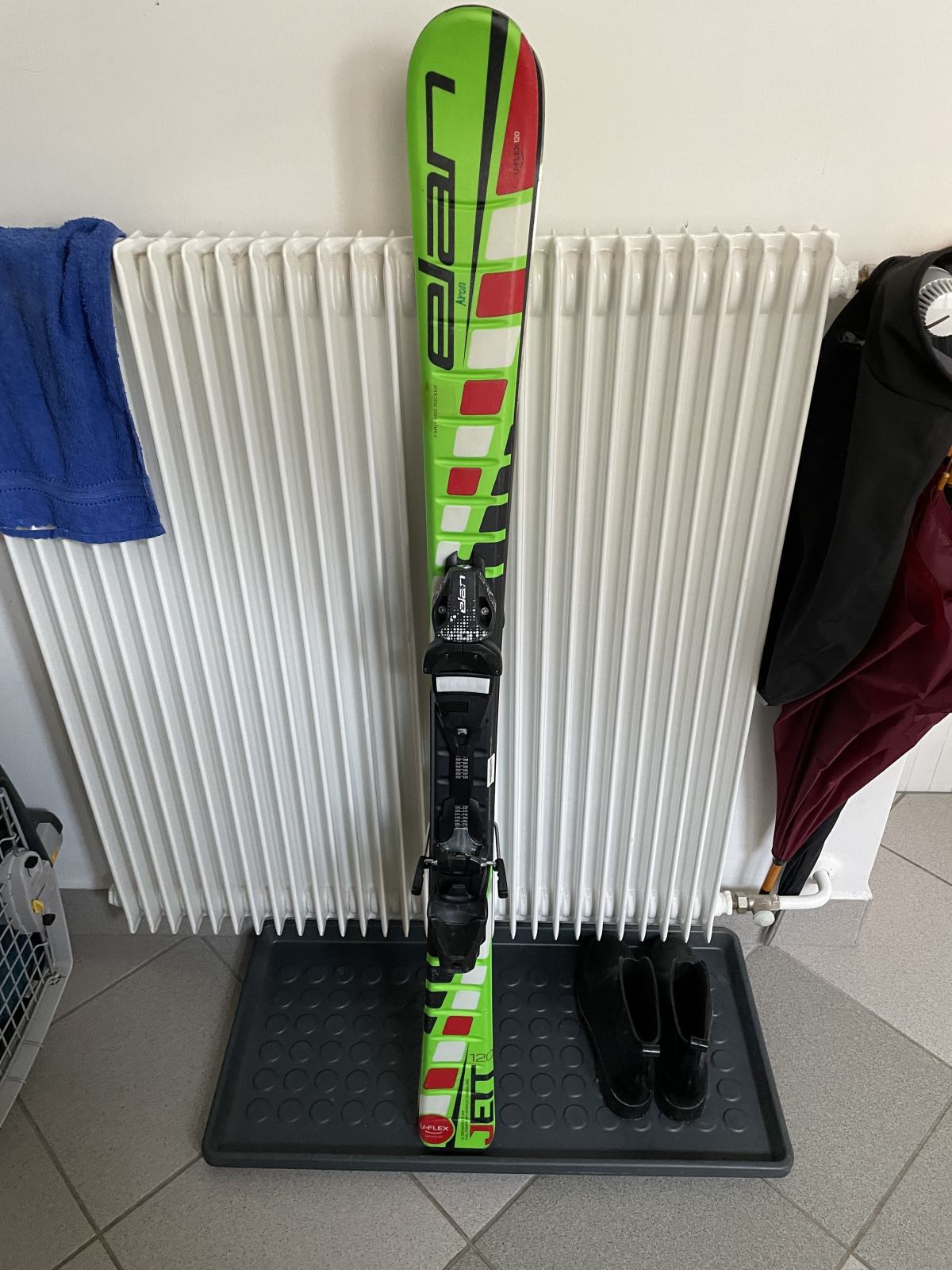 Otroške smuči ELAN JET 120cm z vezmi