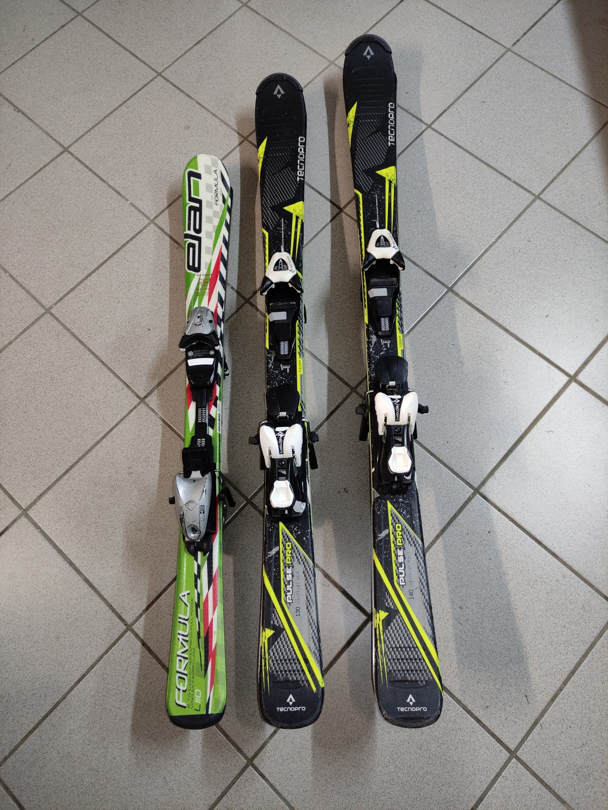 Otroške smuči Tecnopro Pulse Pro 130 in 140, Elan Formula 110