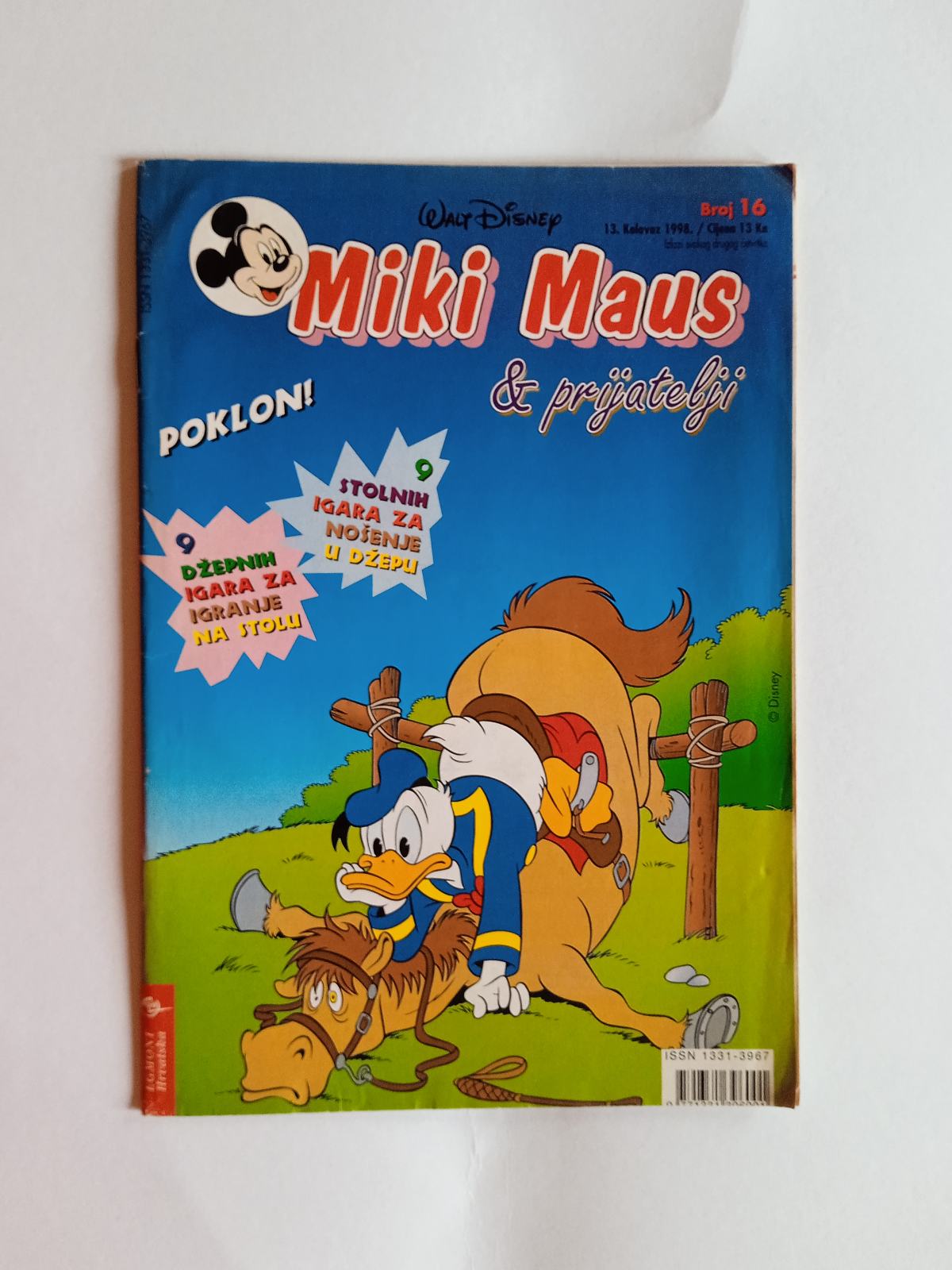 Miki Maus & prijatelji.Broj 16/1998.Paško Patak