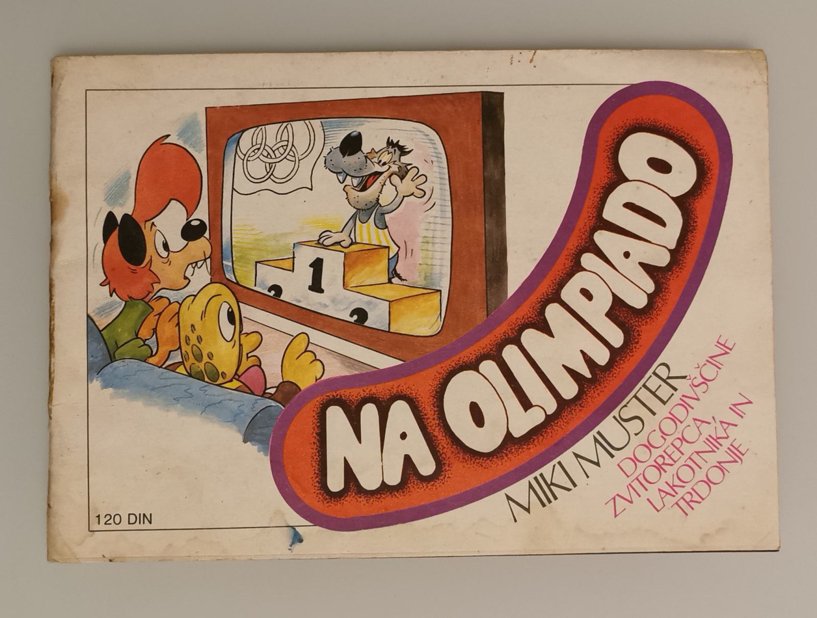 strip Miki Muster NA OLIMPIADO (Pustolovščine Zvitorepca ...)