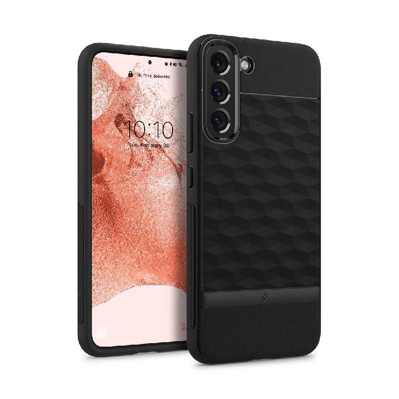 Ovitek Spigen Caseology Parallax za Samsung Galaxy S22 Matte Black