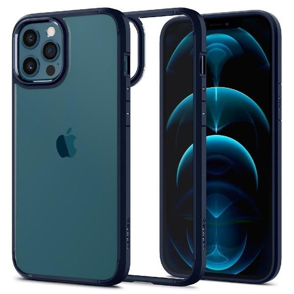 Spigen Ultra Hybrid zaščitni ovitek za iPhone 12 Pro Max temno modra