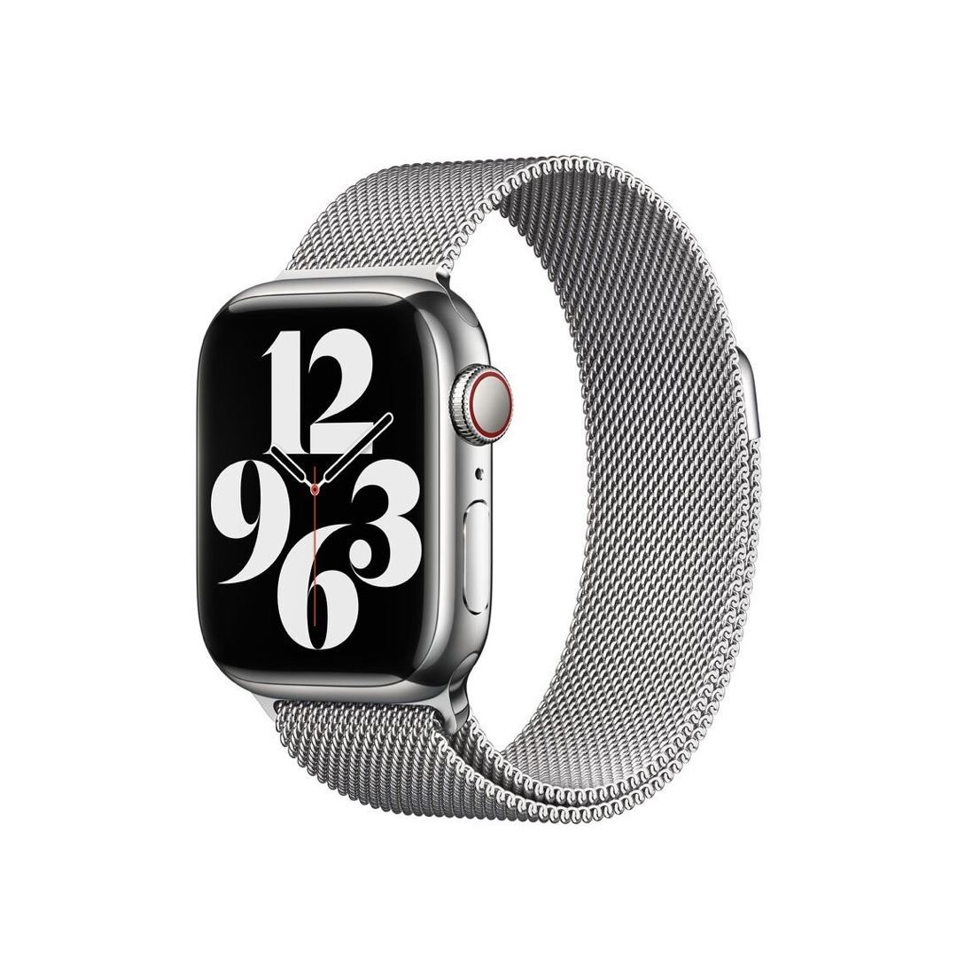 Apple iWatch pašček 40mm Silver Milanese Loop