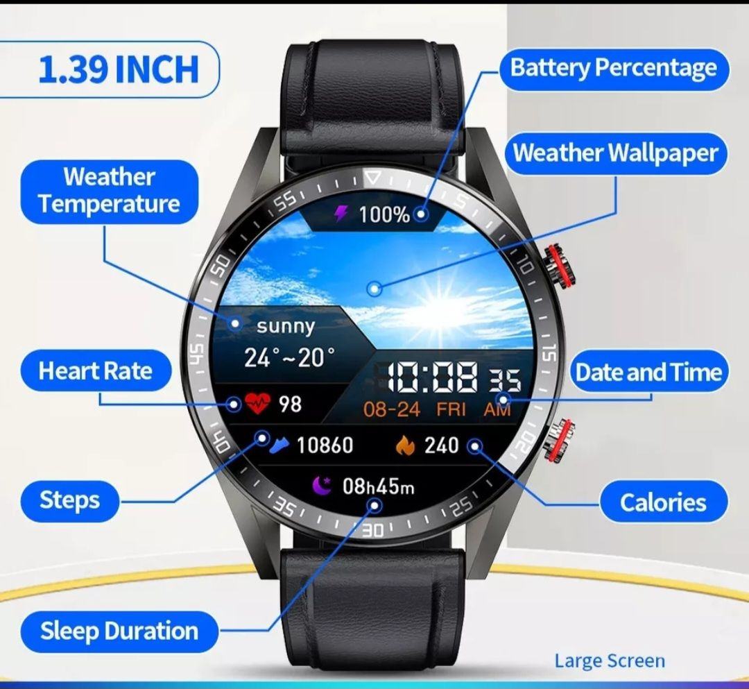Pametna ura Smart watch merilec kisika, utripa, EKG