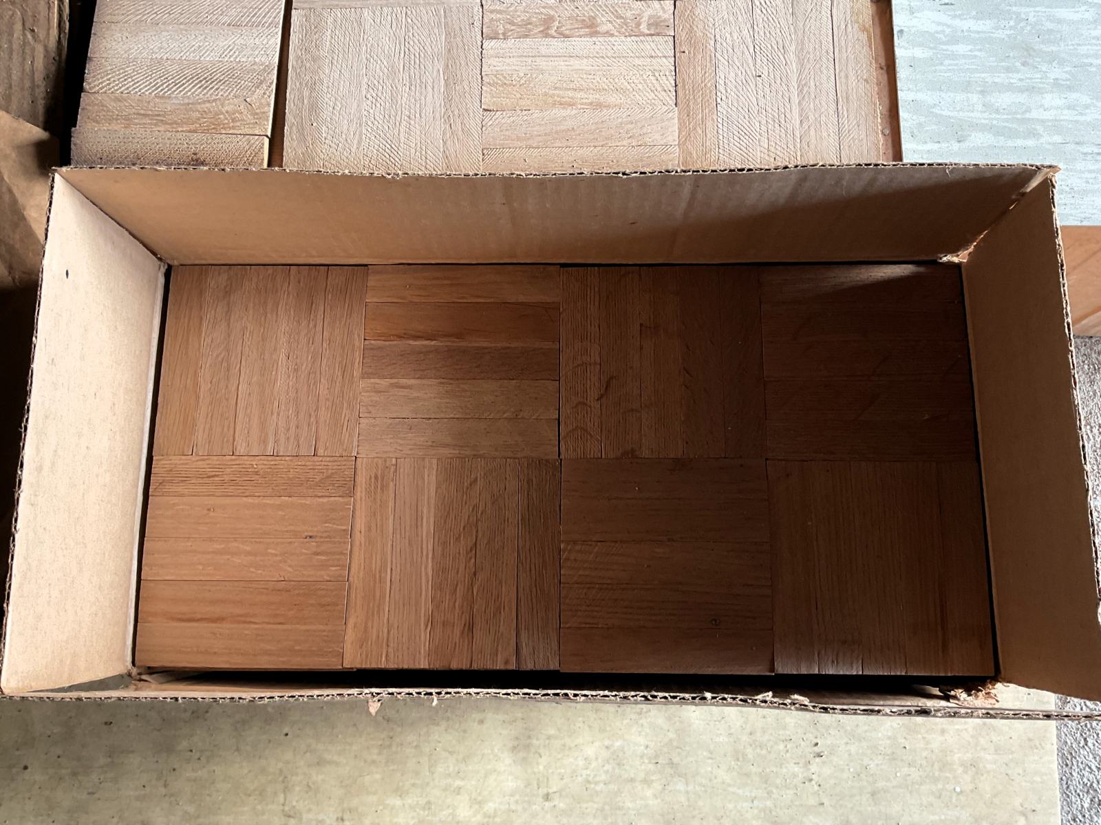 Lamelni parket 35m2 12x12