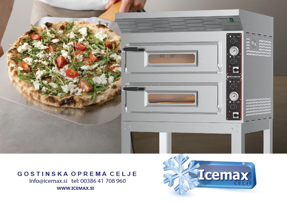 pizza peč pica dvoetažna 8 pic fi 34