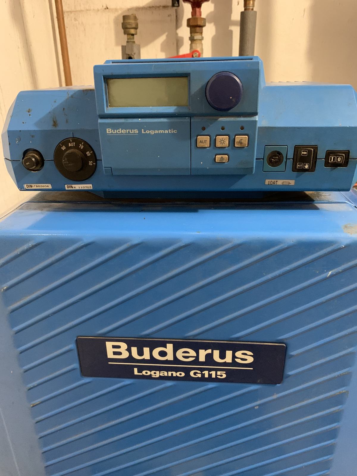 Buderus Logano G115 Warmwasser Einstellen