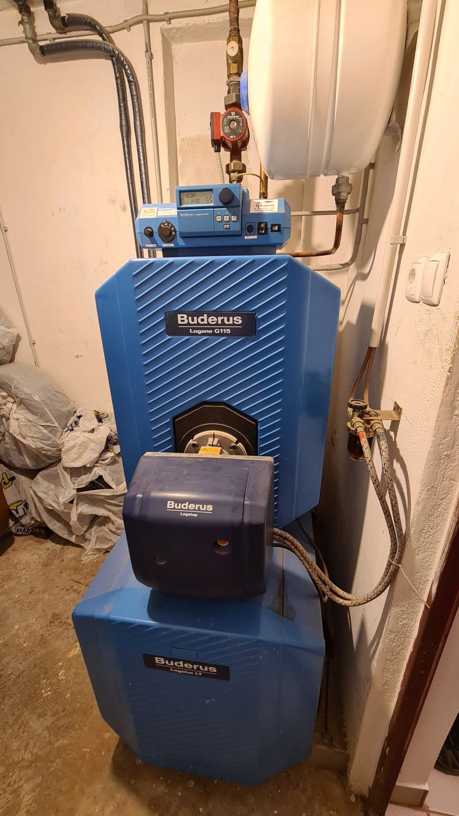 Buderus Logano G115 Warmwasser Einstellen