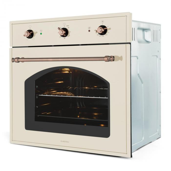 Klarstein Vilhelmine Backofen 55 l pečica, slonovina, vgradna, energet