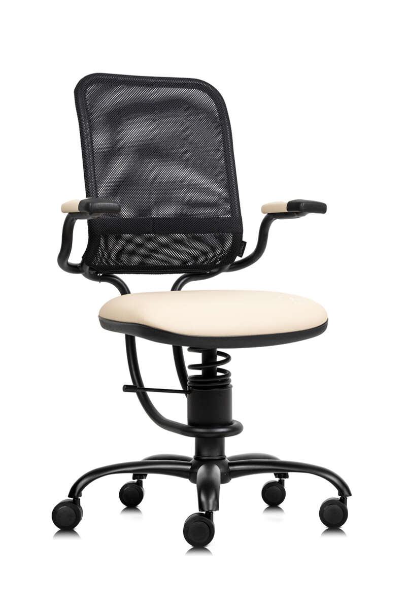 SpinaliS ERGONOMIC, pisarniški stol bež/črna
