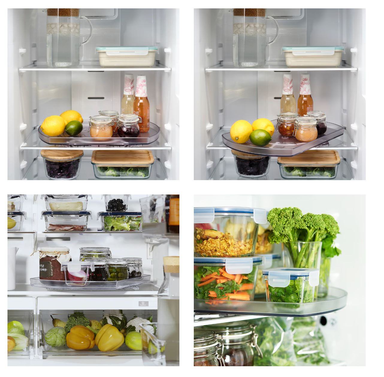 2x IKEA SNURRAD vrtljivi organizator