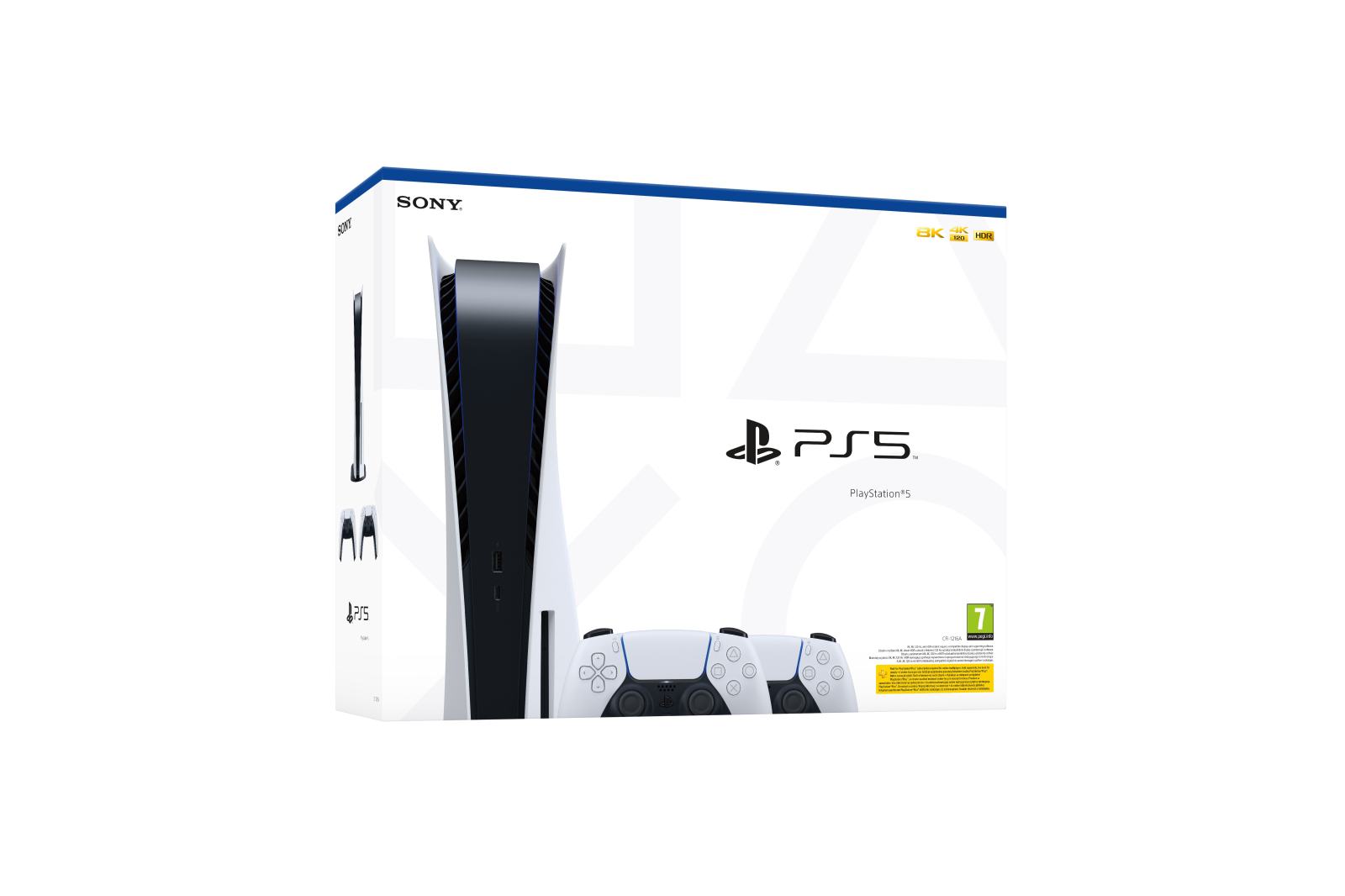 Playstation PS5 C Chassis + PS5 Dualsense White -NOVO ZAPAKIRANO
