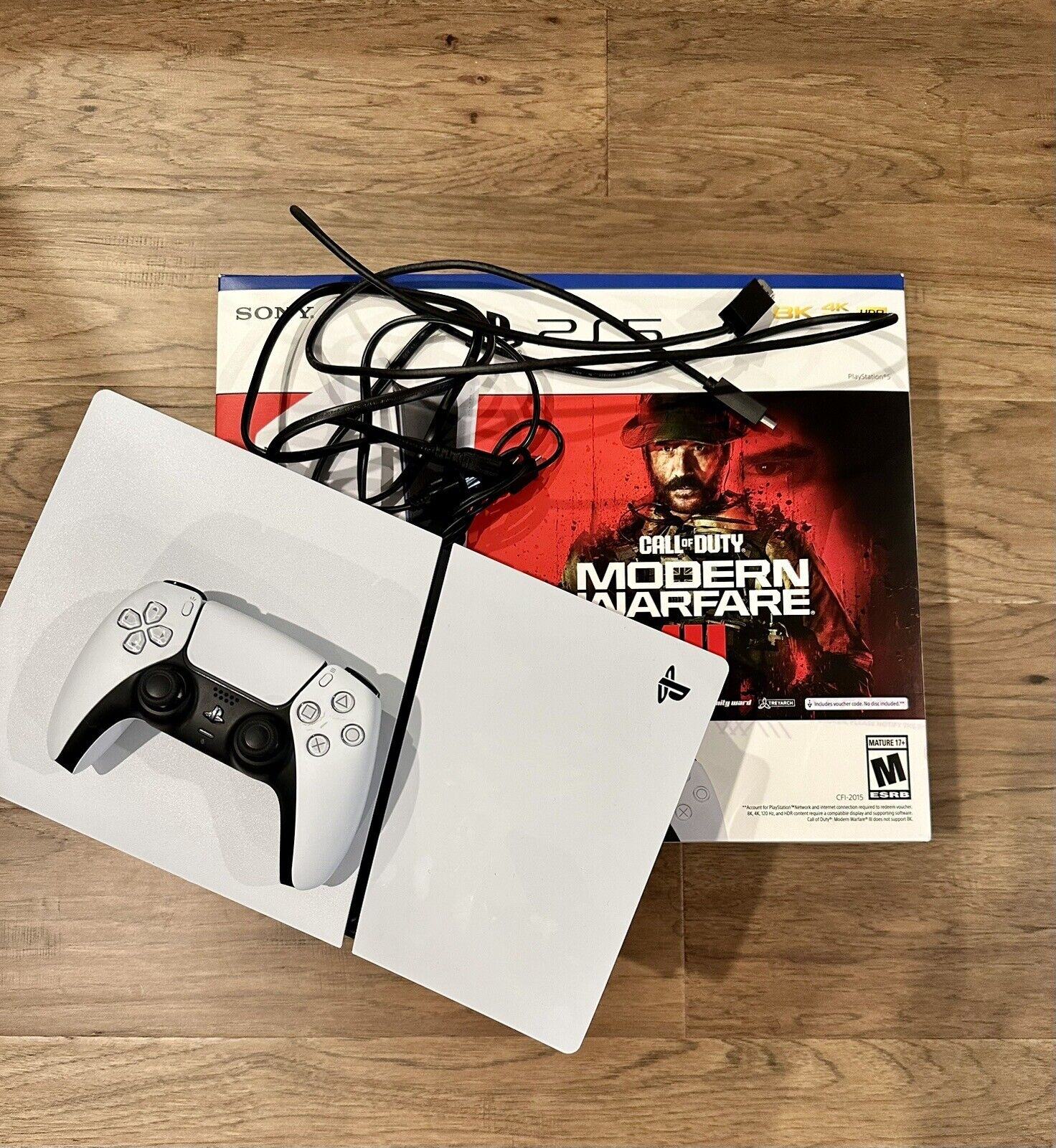 Sony PlayStation 5 PS5 Console 1 TB Call of Duty Modern Warfare II Bun