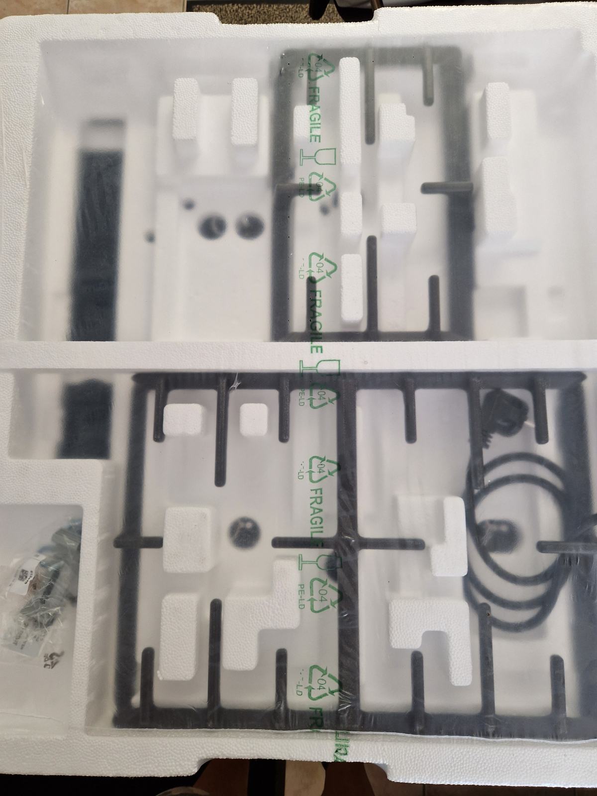 kombinirana plinsko indukcijska plošča