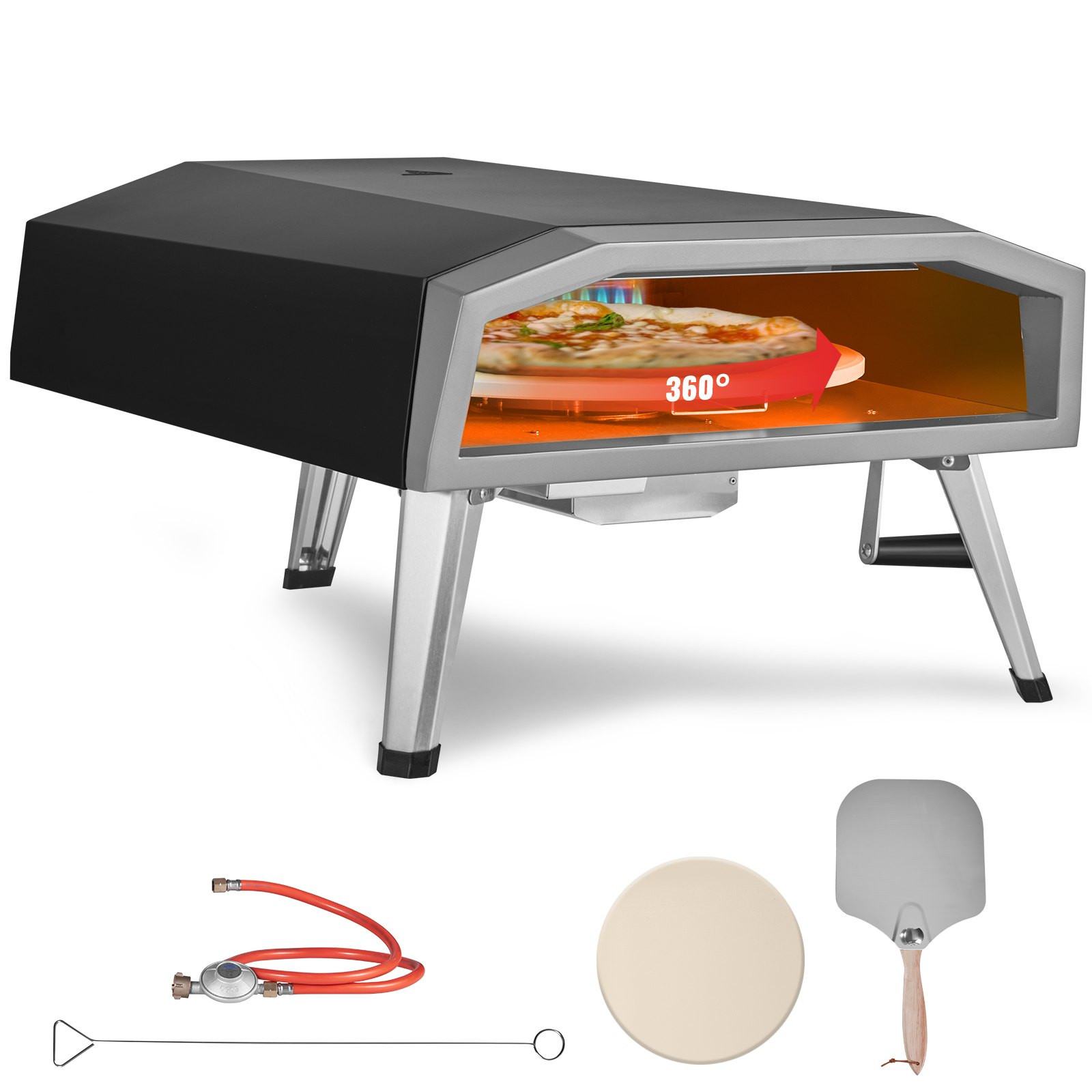 VELIKA PICA / PIZZA PEČ NA PLIN - VELIKOST 16 - 406MM::..