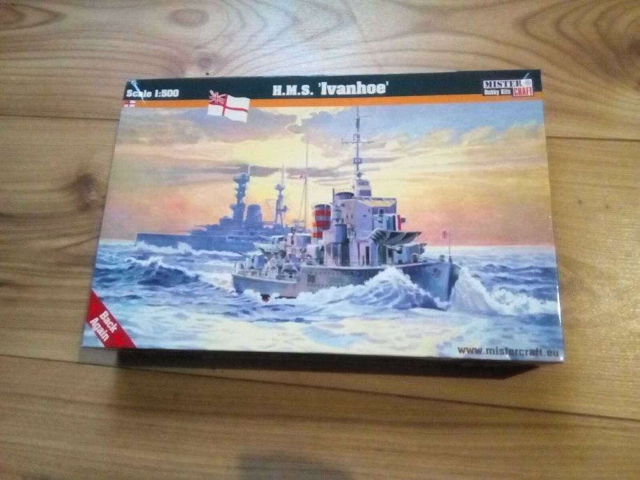 Maketa HMS Ivanhoe 1/500 1:500