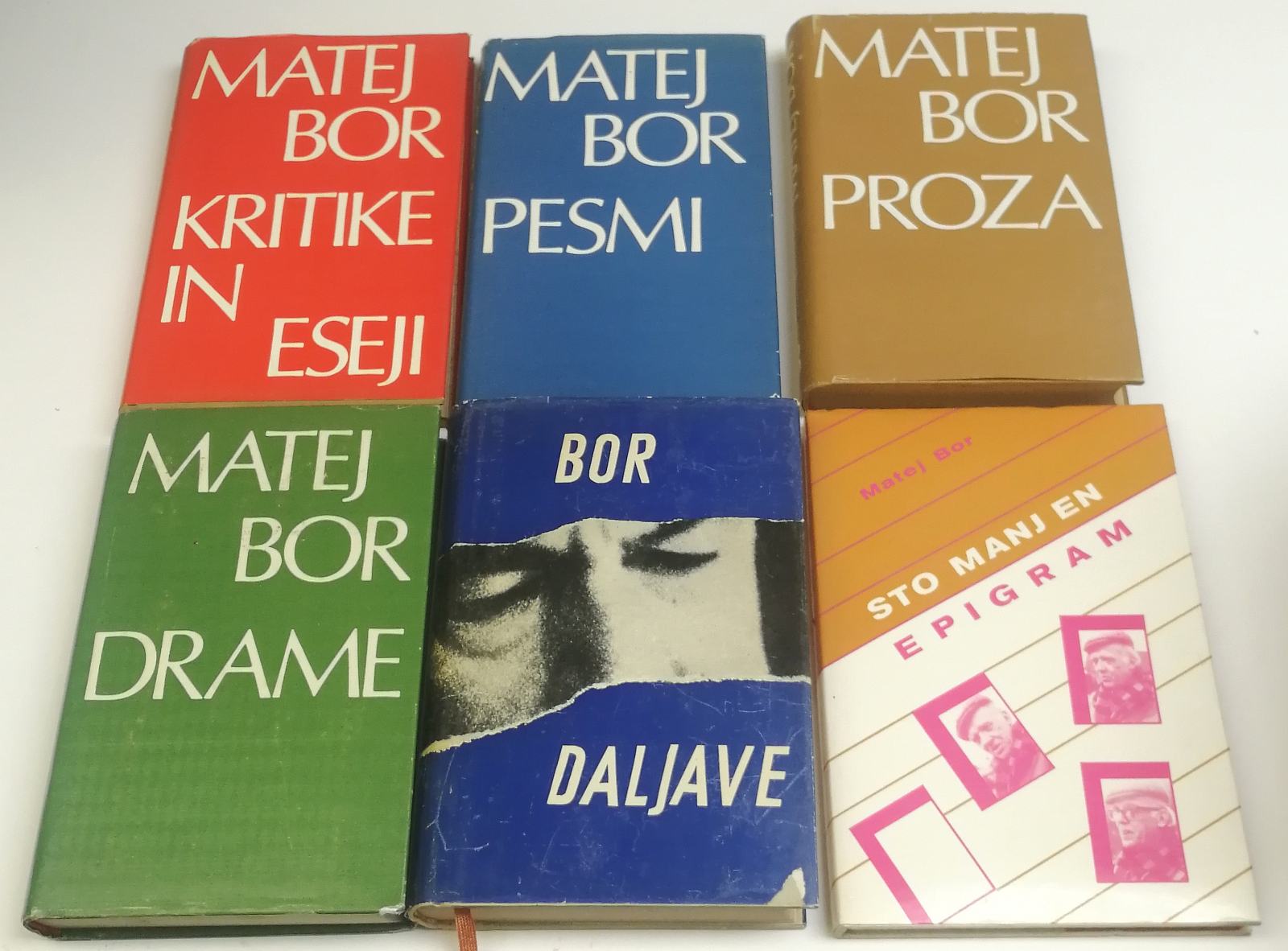 MATEJ BOR - VEČ KNJIG