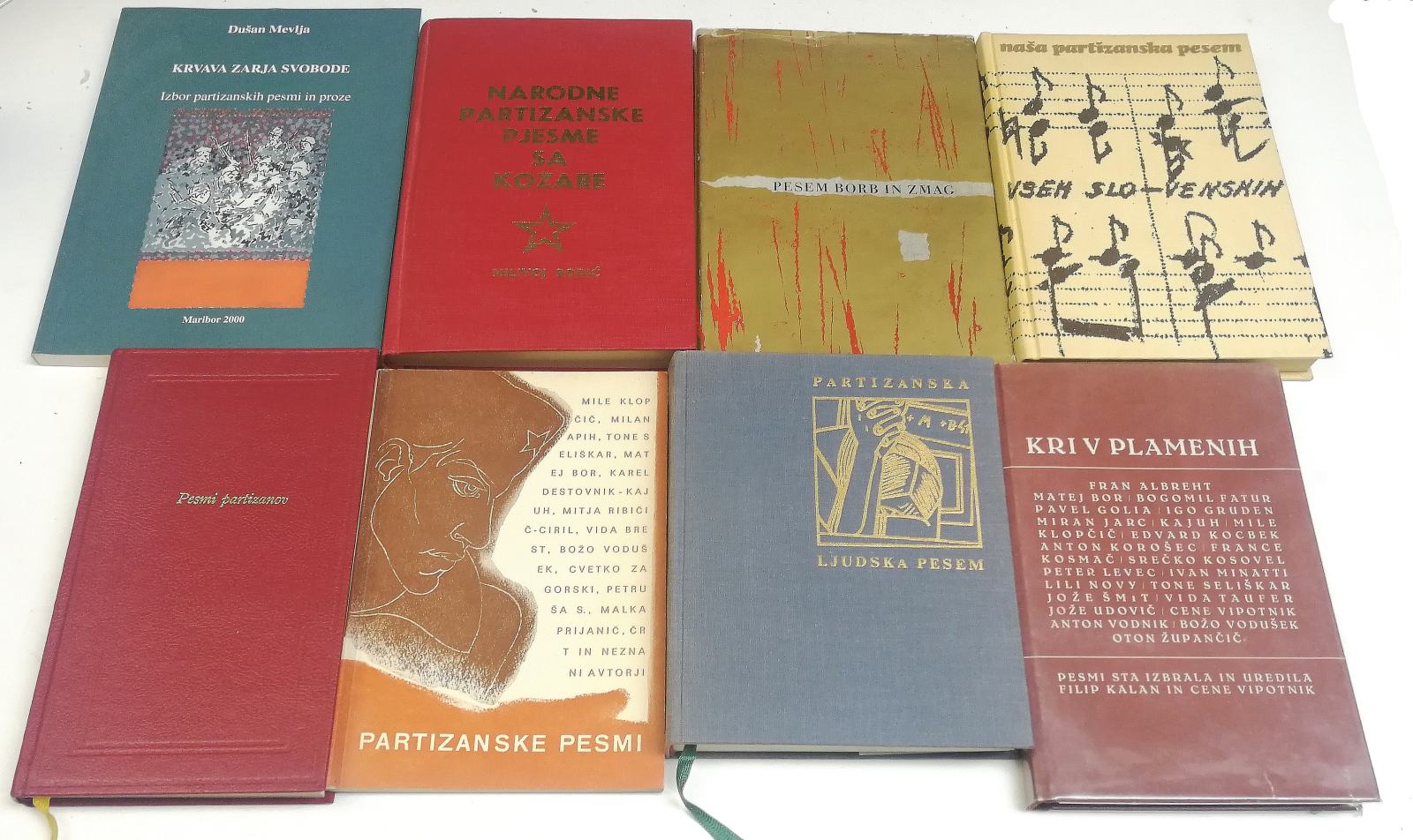 PARTIZANSKE PESMI (VEČ KNJIG)