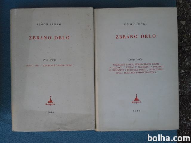 Zbrano delo Simon Jenko