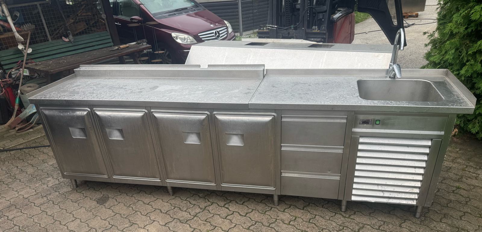 Inox hladilni pult