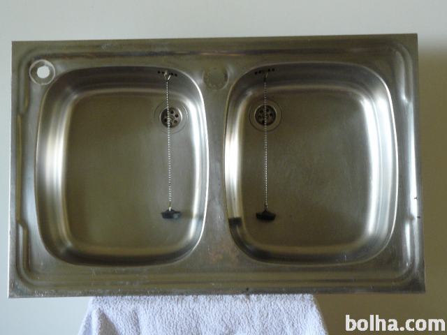 Prodam dvojno pomivalno korito inox