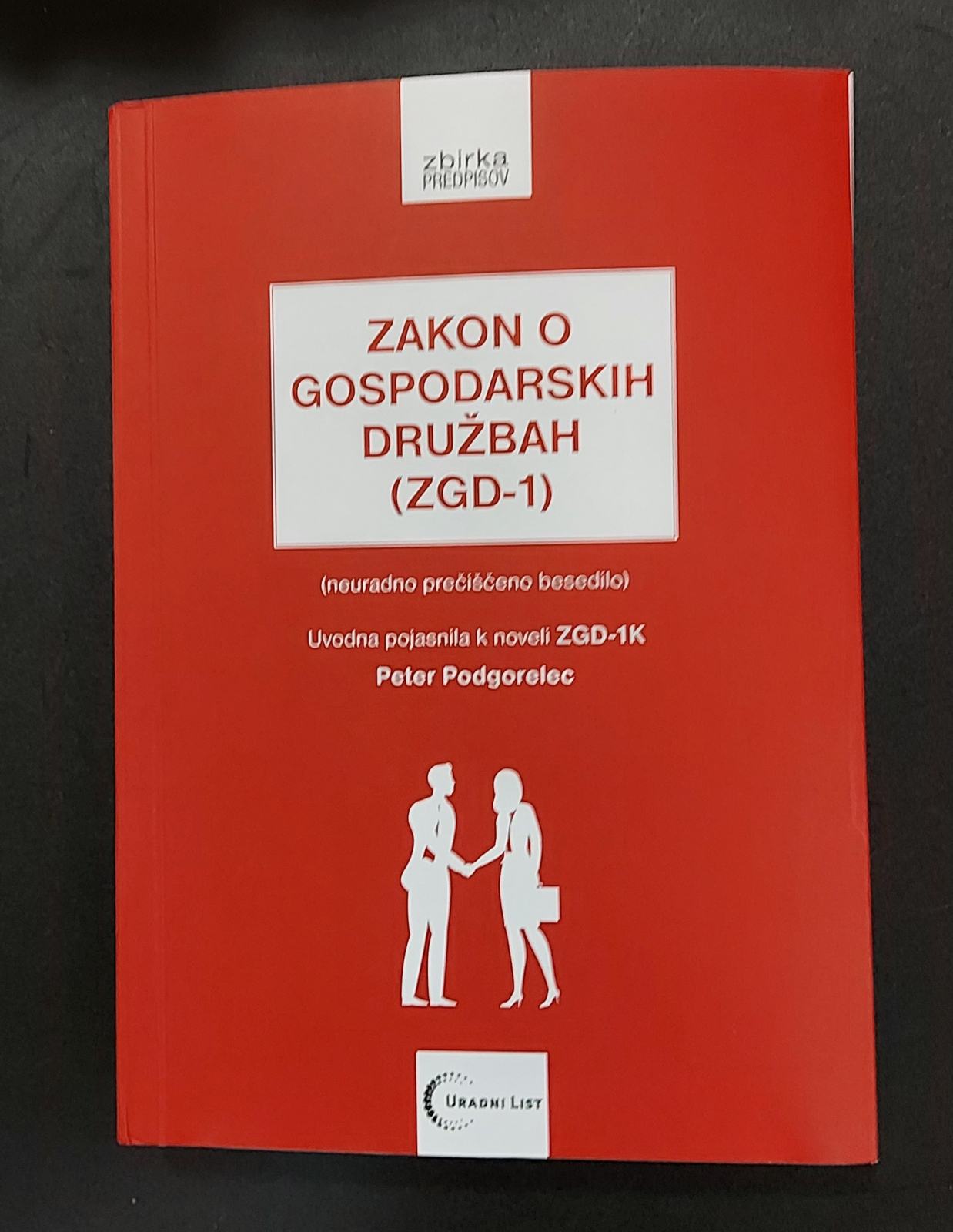 Zakon o gospodarskih družbah (ZGD-1) 2021