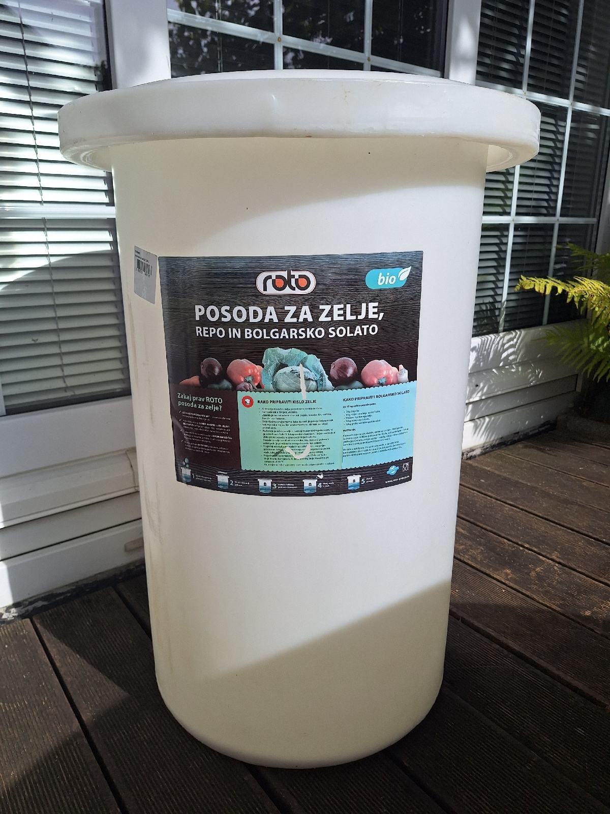 Posoda za kisanje zelja/za zelje