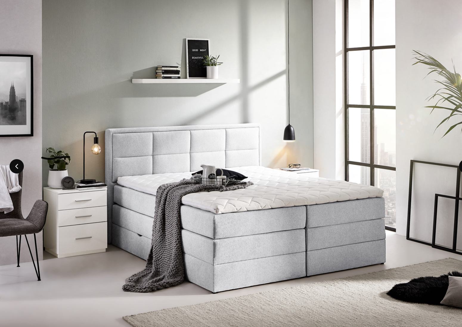 Boxspring postelja 180x200