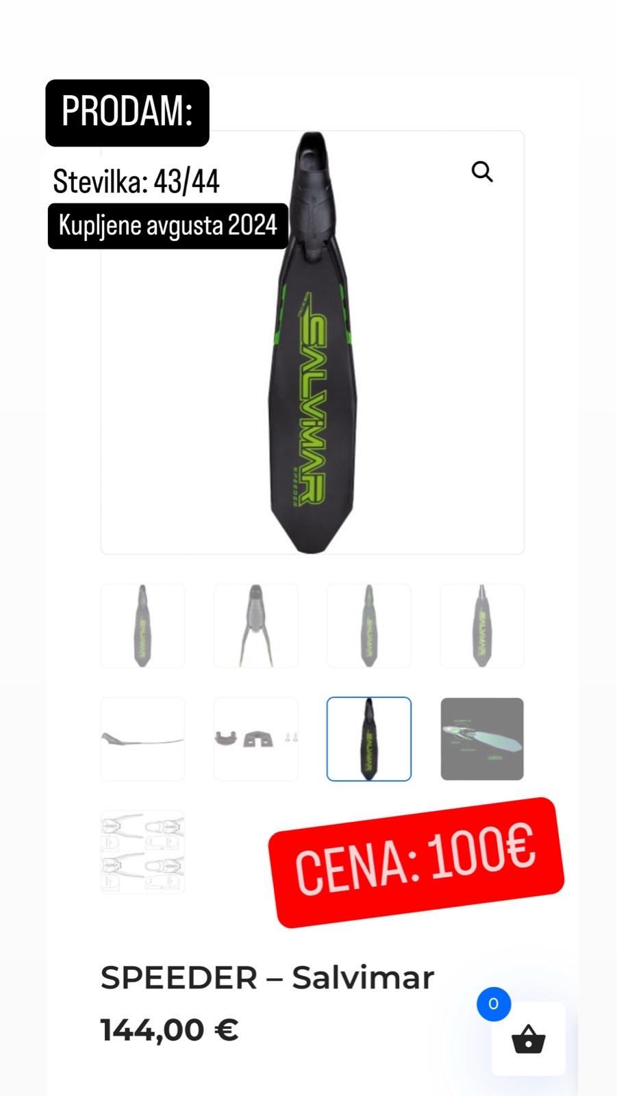 Salvimar plavuti SPEEDER