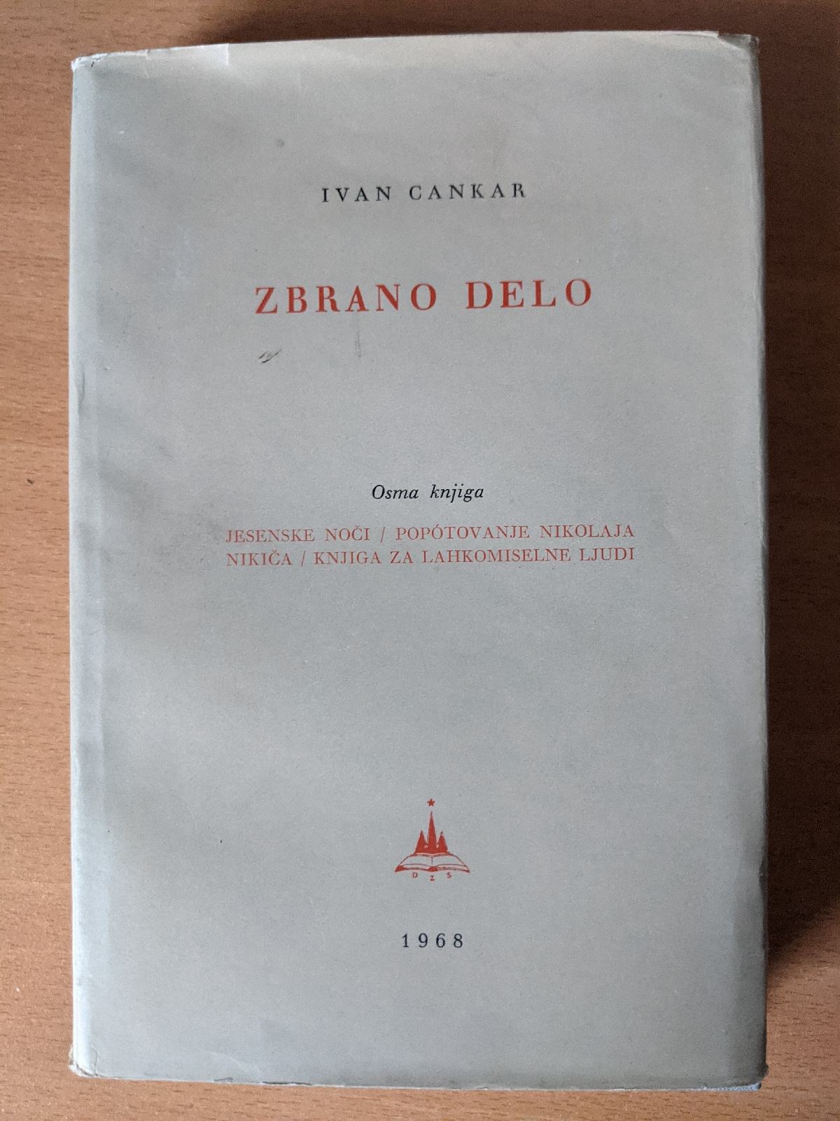 Ivan Cankar: Zbrano delo/osma knjiga