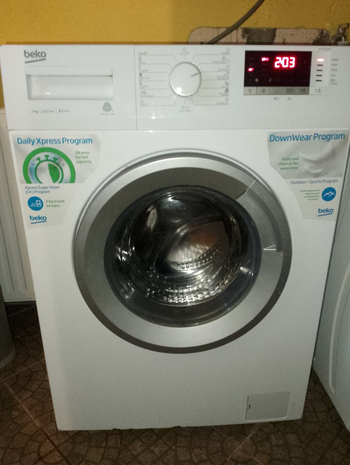 Beko pralni stroj 7kg A+++