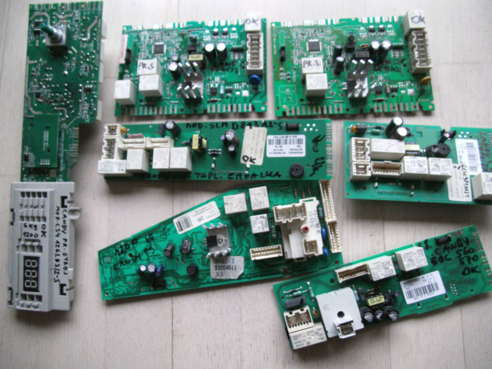 Candy gorenje bosch beko pralni sušilni stroj elektronika programator