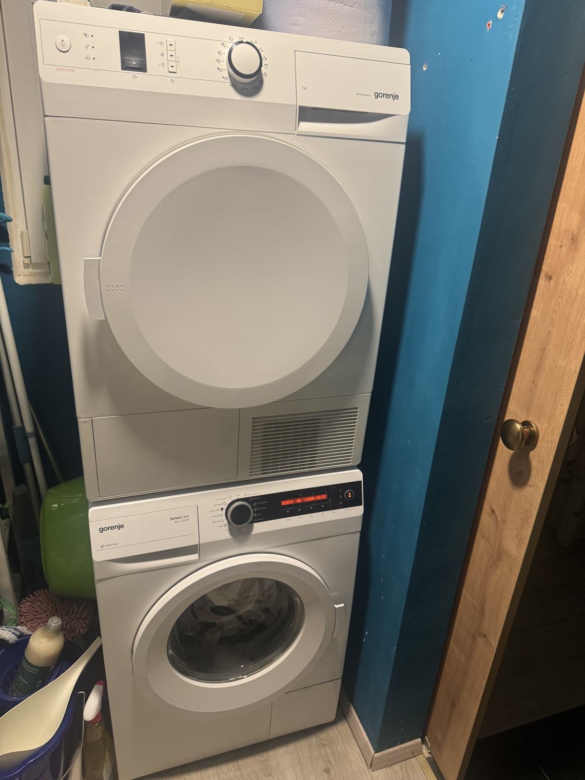 gorenje komplet pralni stroj sušilni stroj