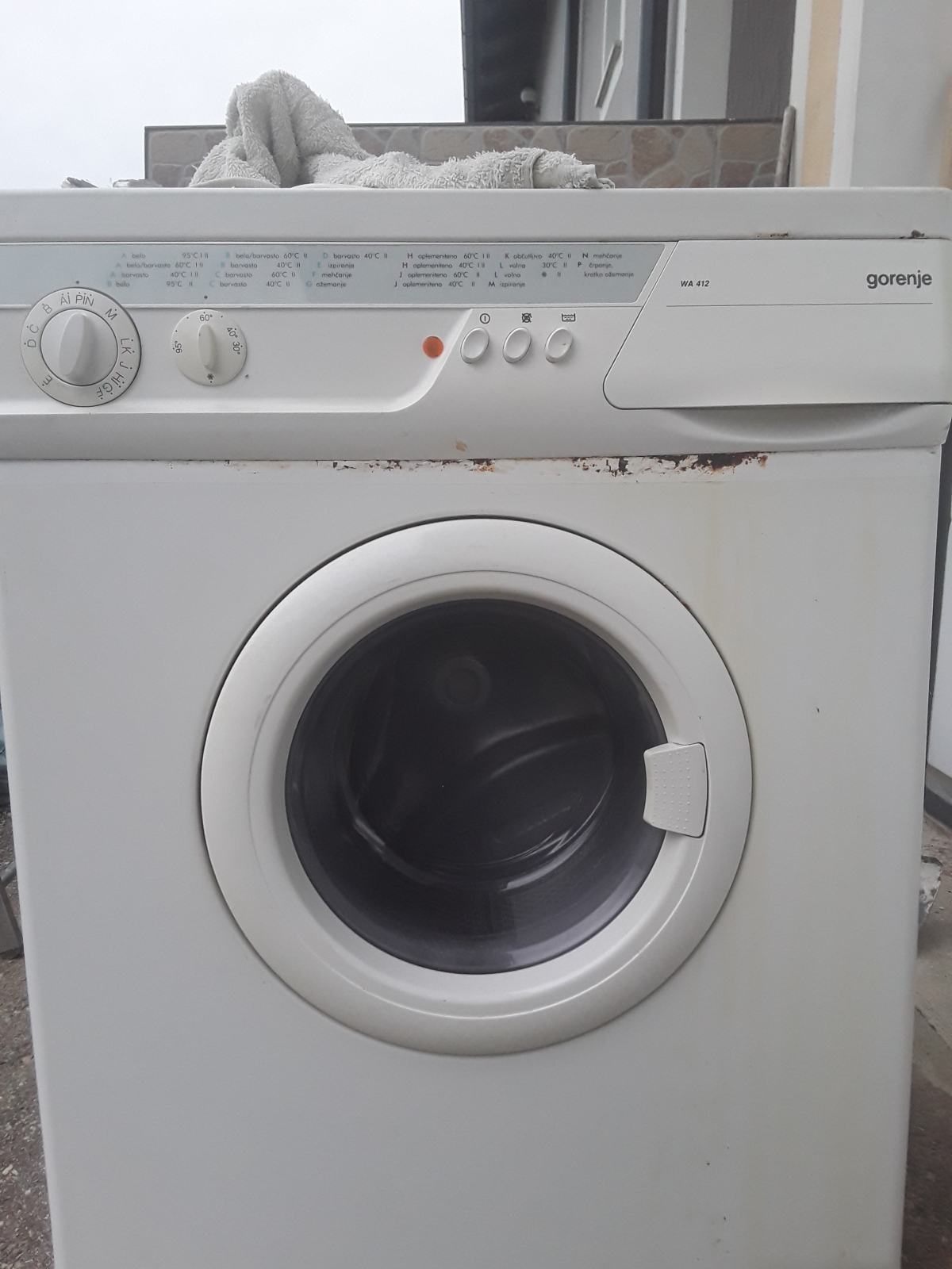 Pralni stroj Gorenje WA 412 za dele