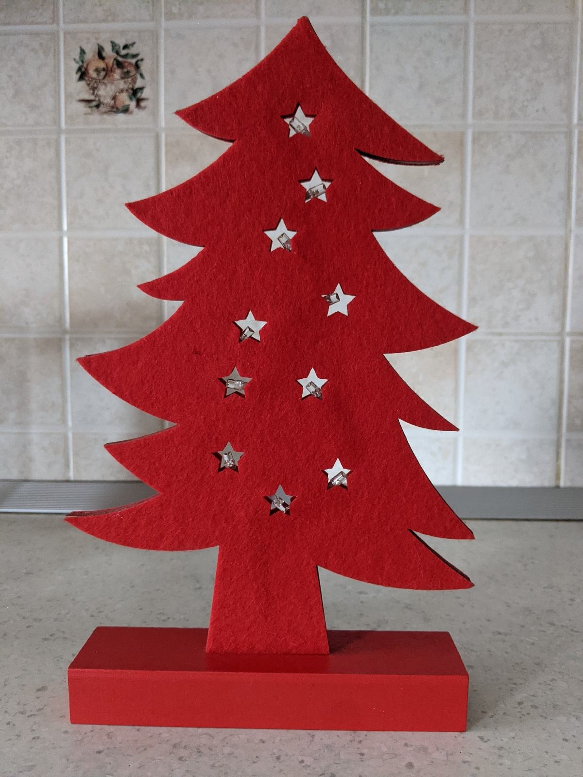 Nova LED dekoracija/smrečica 32cm
