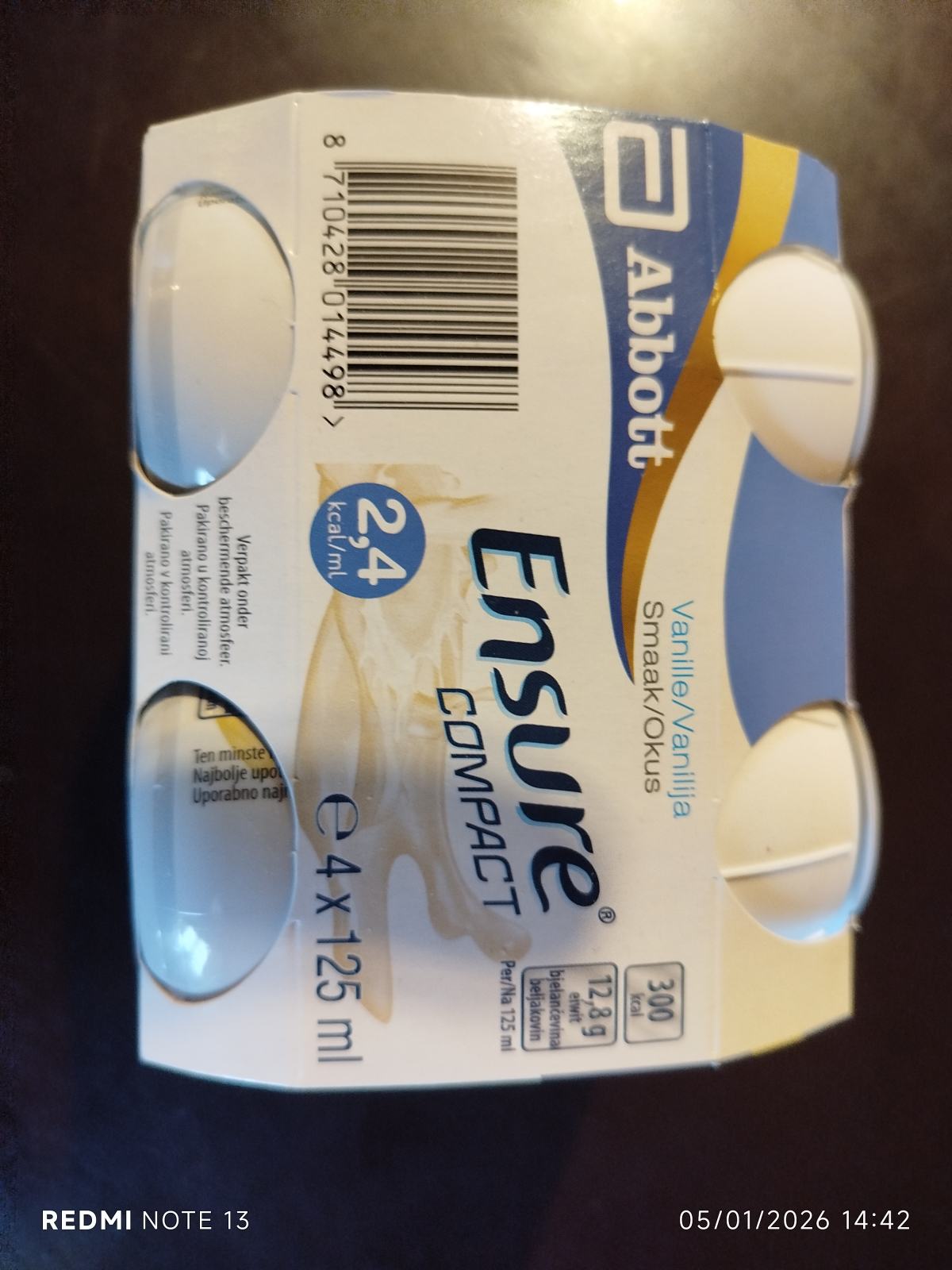 Ensure compact 4 x 125 ml (10 paketov)