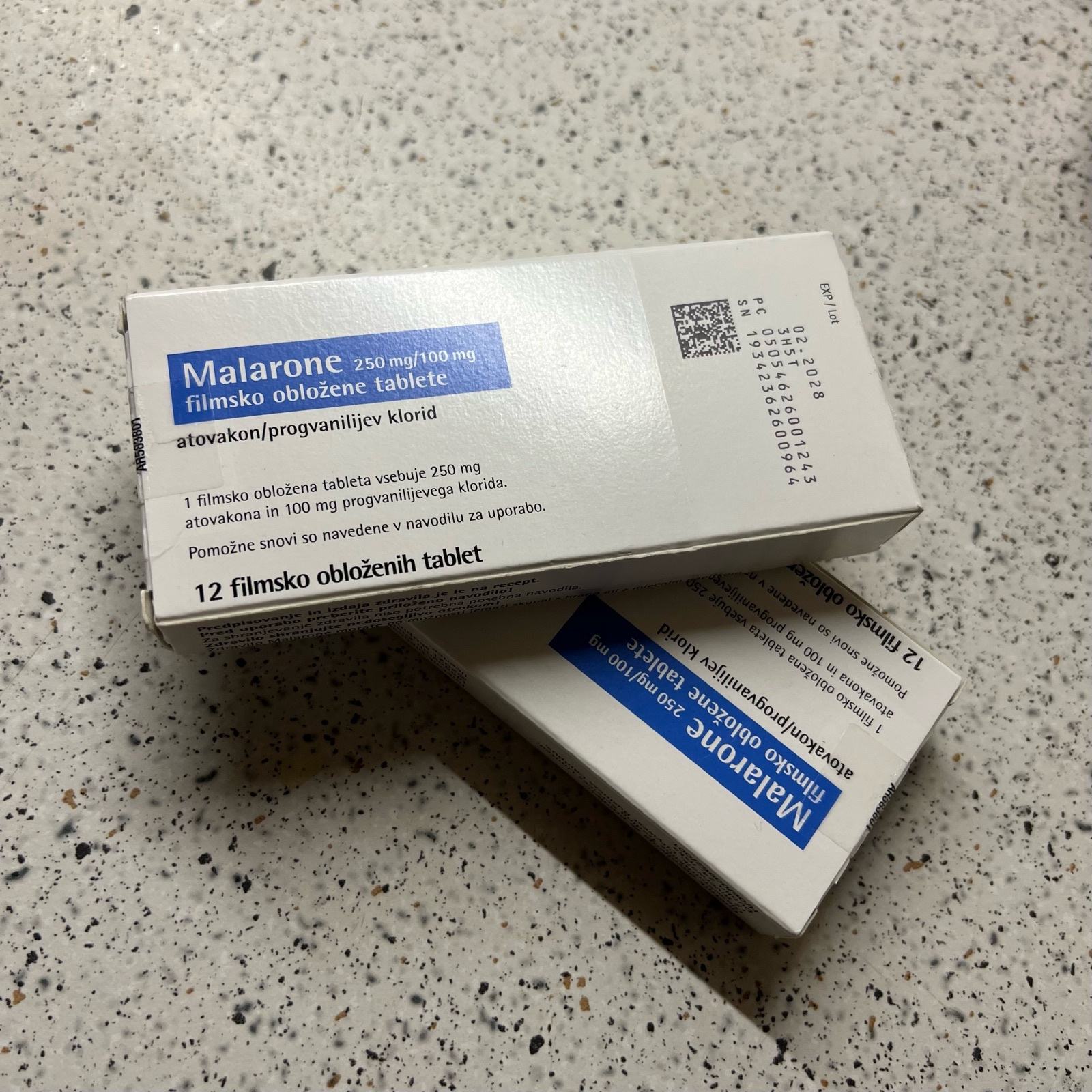 Malarone - antimalarik