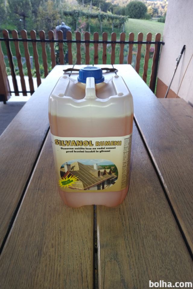 IMPREGNACIJA, PREMAZ ZA LES SILVANOL RUMENI 5 KG