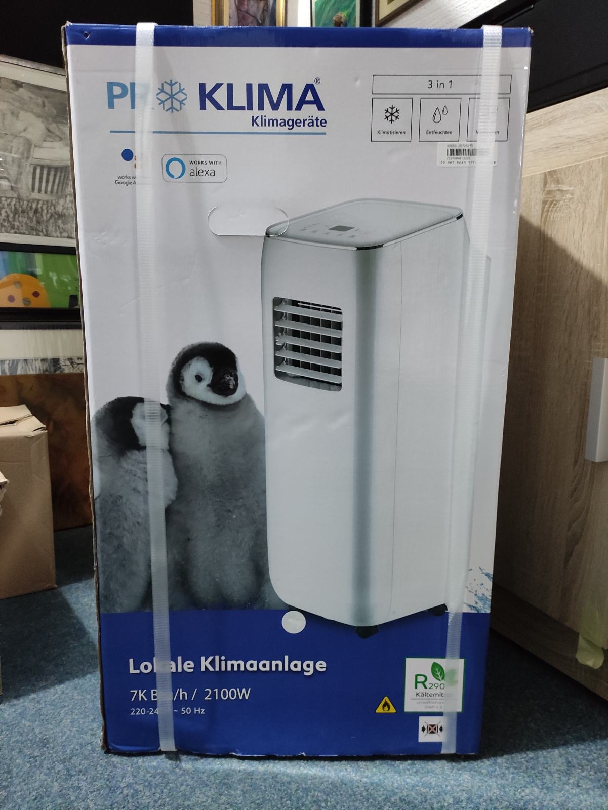 Prenosna klimatska naprava Proklima