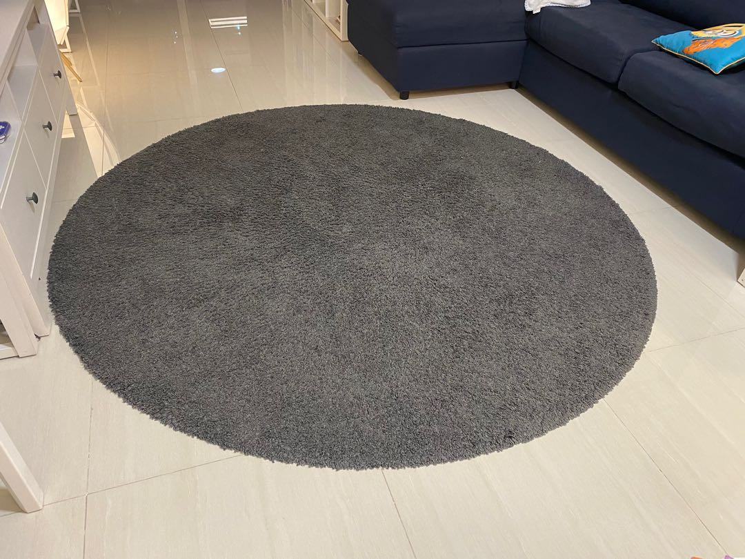 IKEA okrogla preproga (visoko tkanje)