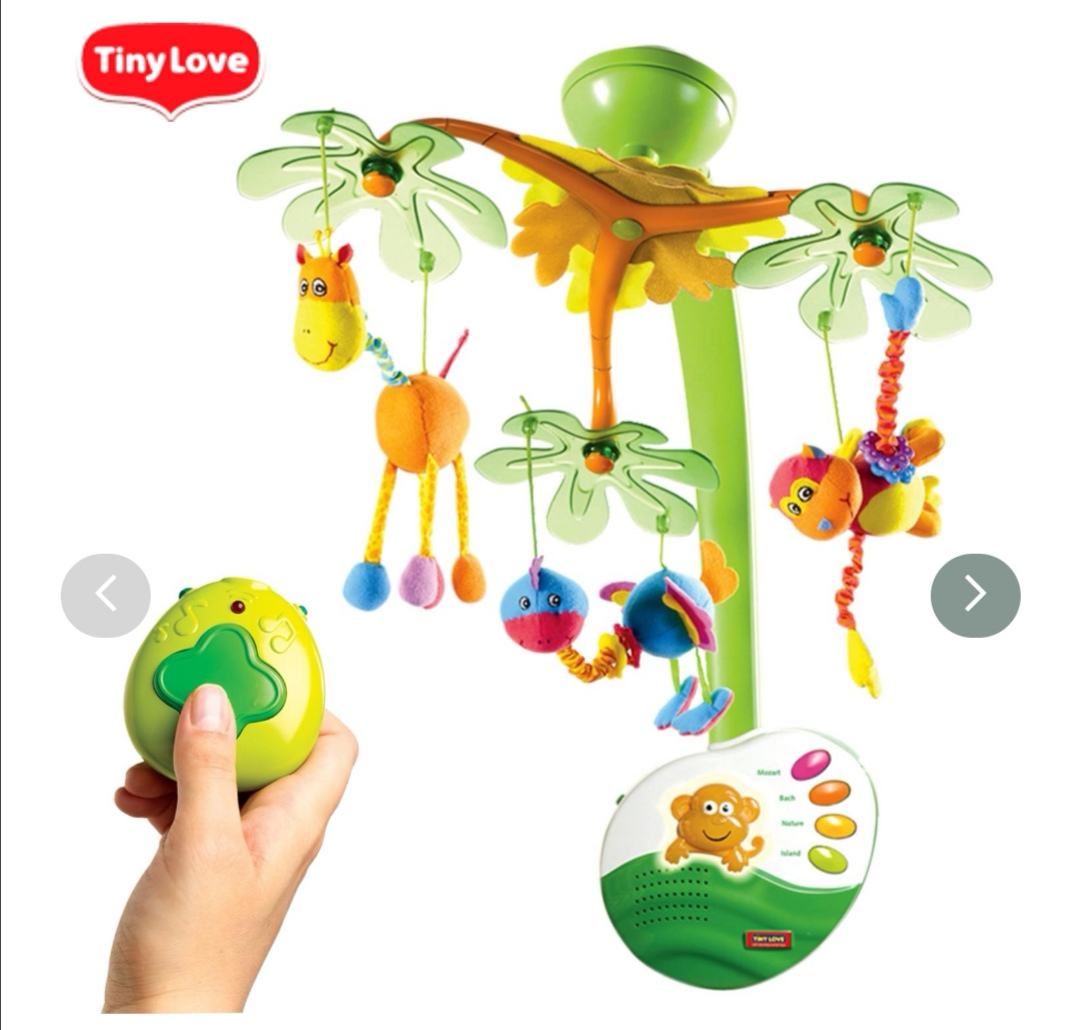 vrtiljak Tiny Love z daljincem za vklop