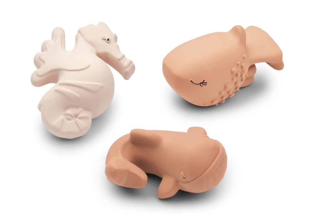 Igrače za kopanje iz naravne gume Liewood Nori Bath Toys - Pale Tuscan
