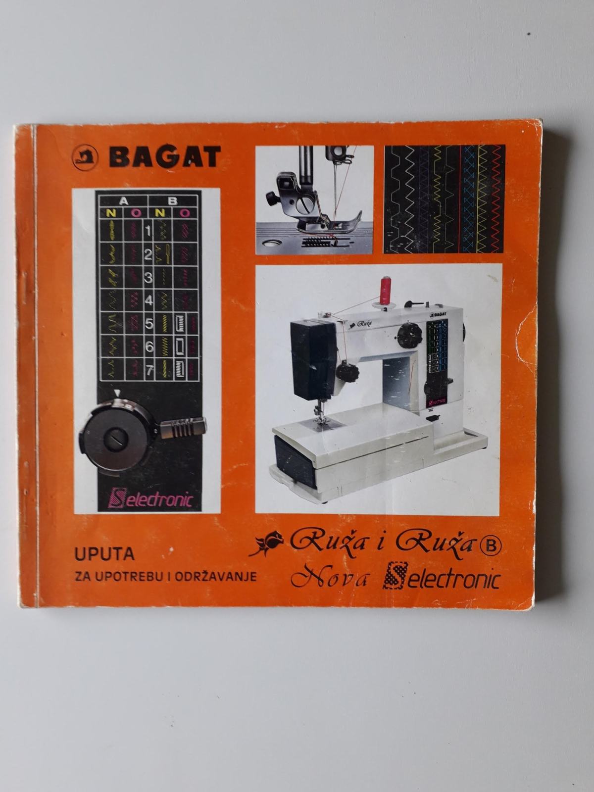 BAGAT, RUŽA NOVA I RUŽA SELECTRONIK, NAVODILA ZA UPORABO