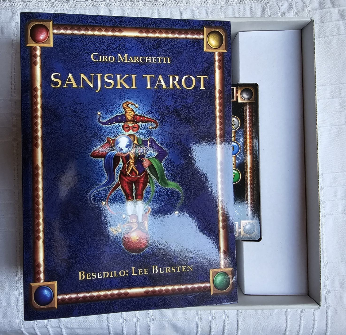 Sanjski tarot, Ciro Marchetti - Lee Bursten; knjiga in 78 kart