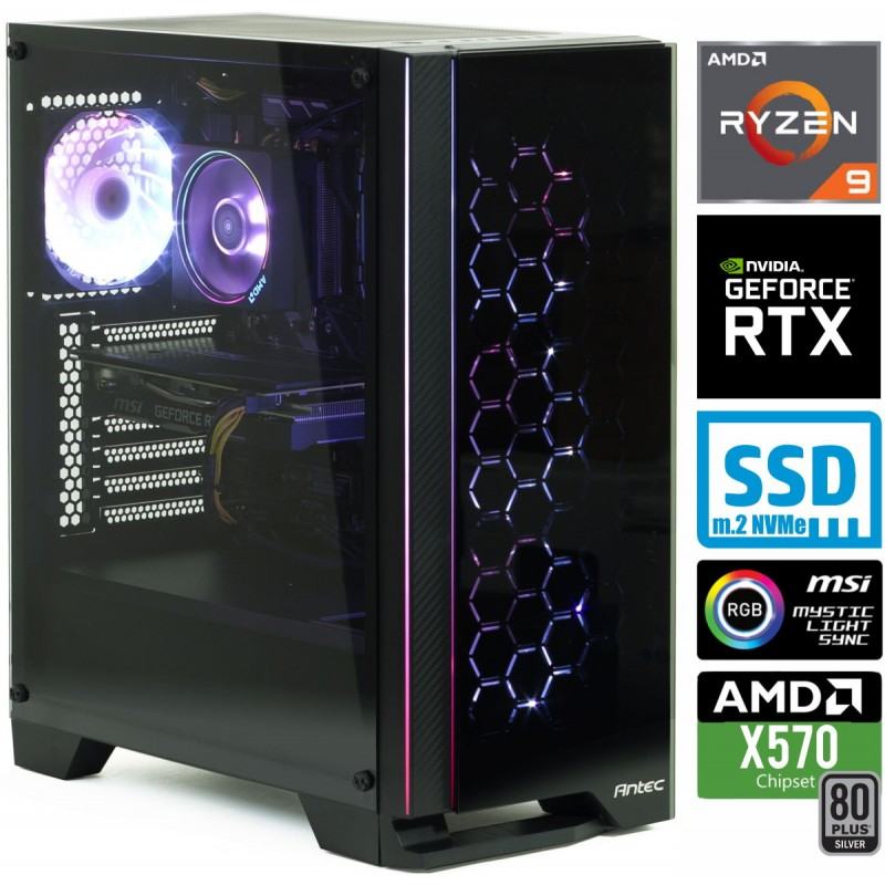 Računalnik MEGA 7000 Ryzen 7 5800X 10SSD32 4T RTX3080